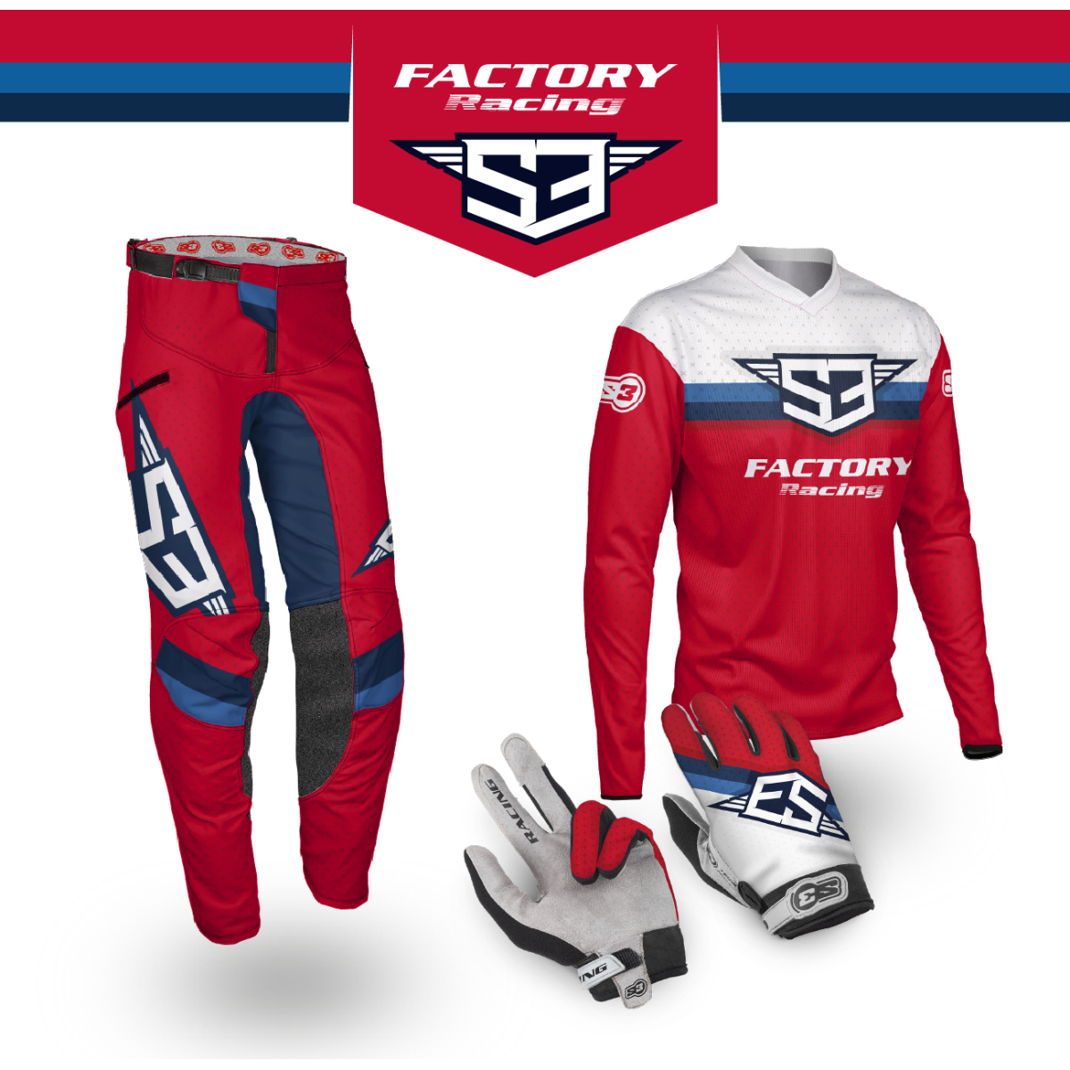 S3 RED RACING ENDURO COLLECTION - S3 Parts