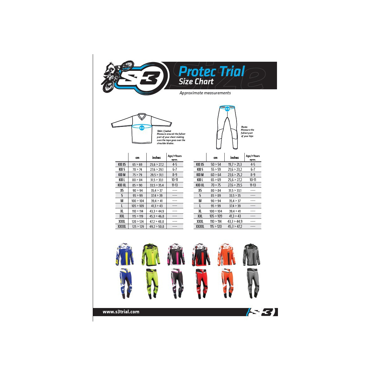 Shirt S3 Racing Team Pilot Trial - S3 Parts