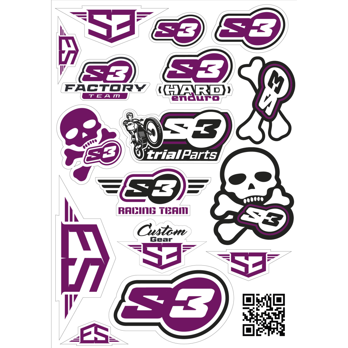 LOGO STICKERS S3 - S3 Parts