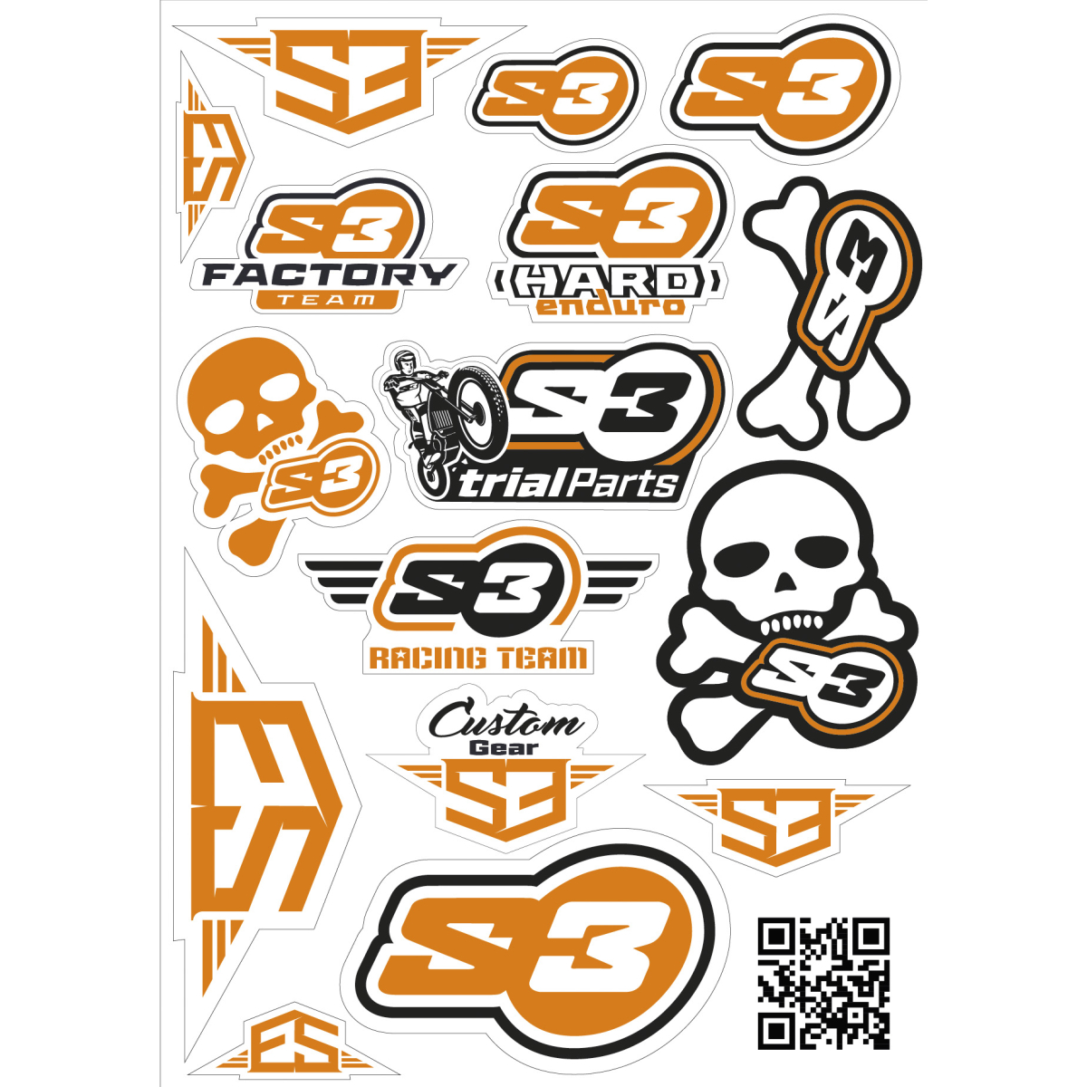 AUTOCOLLANTS LOGO S3 - S3 Parts
